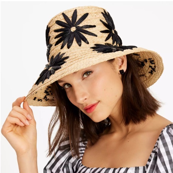 kate spade | Accessories | Kate Spade Daisy Straw Brim Hat | Poshmark